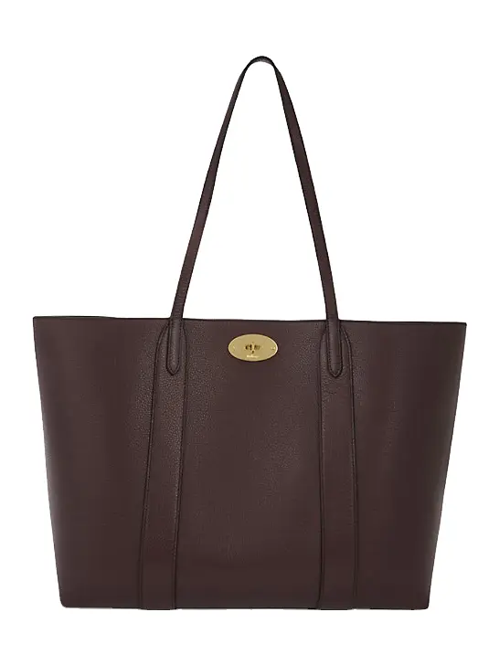 Mulberry Bayswater Small Grained-leather Tote - Oxblood