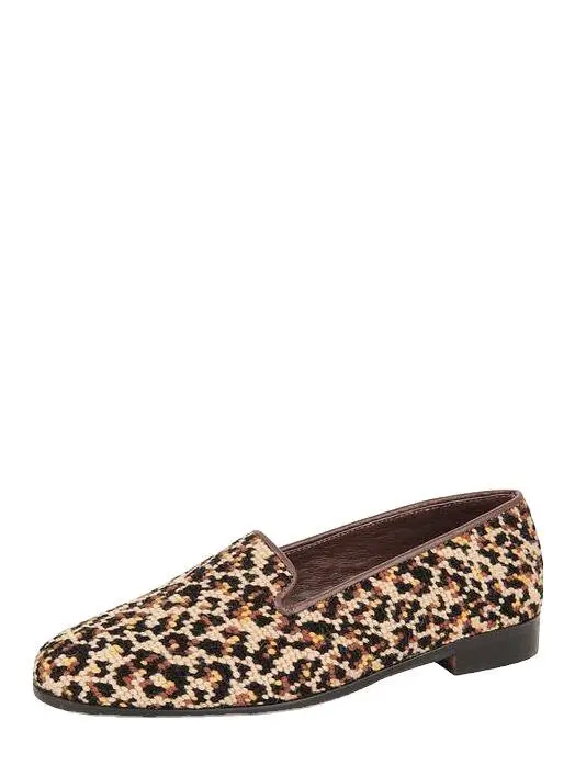 BYPAIGE Needlepoint Mini Flat - Leopard