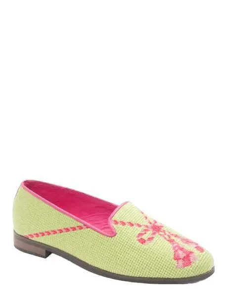 BYPAIGE Needlepoint Tassel Flat - Lime