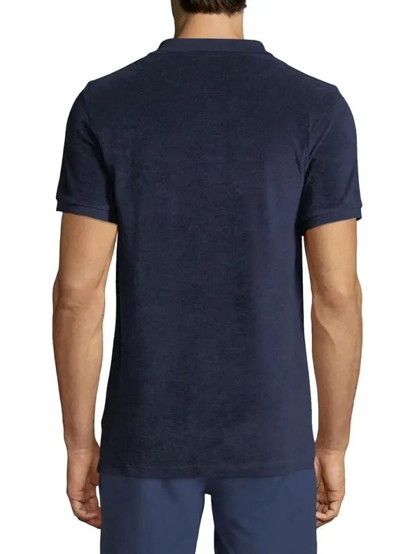 Vilebrequin Apos;s Terry Knit Polo Shirt - Navy