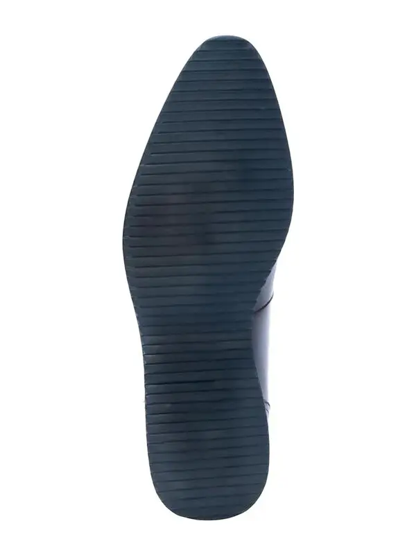 Ike Behar Mannoir Leather Loafer - Navy