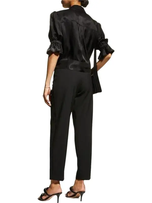 Cinq À Sept Holly Sateen Jacket - Black