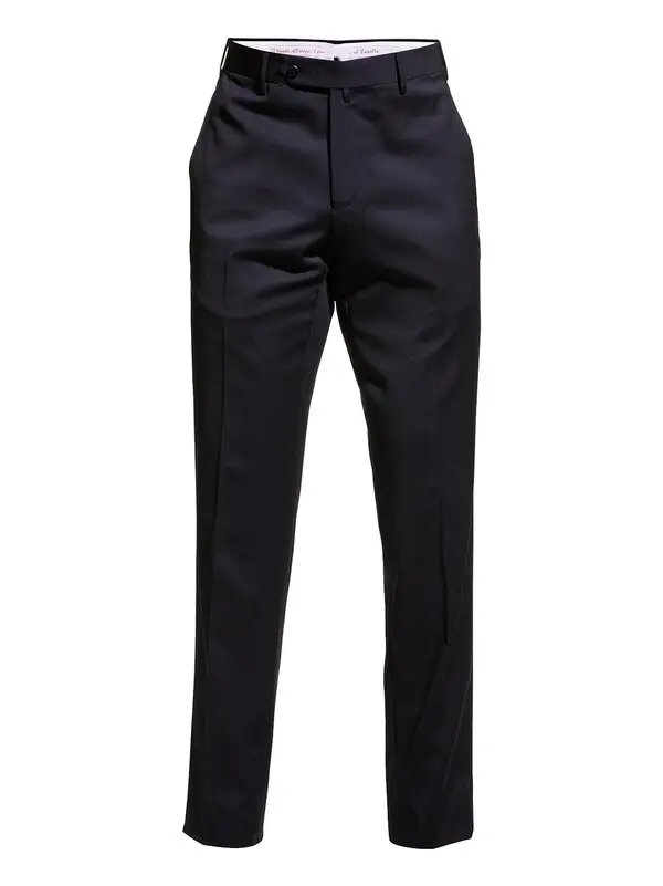 Zanella Parker Wool Trousers - Blue