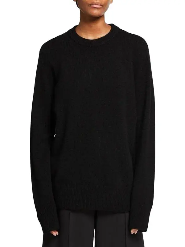 THE ROW Sibem Wool-cashmere Sweater - Black
