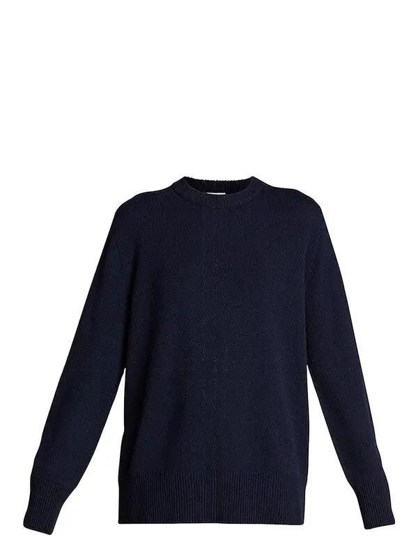 THE ROW Sibem Wool-cashmere Sweater - Dark Navy