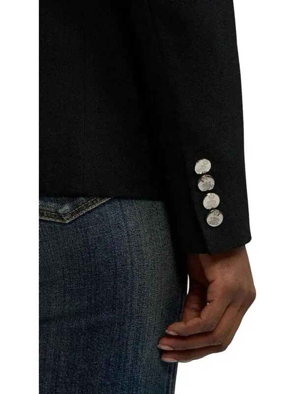 Ralph Lauren Camden Double-breasted Stretch-wool Jacket - Black