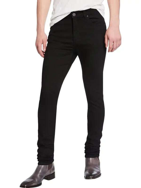 Monfrère Greyson Skinny Fit Stretch Jeans - Noir