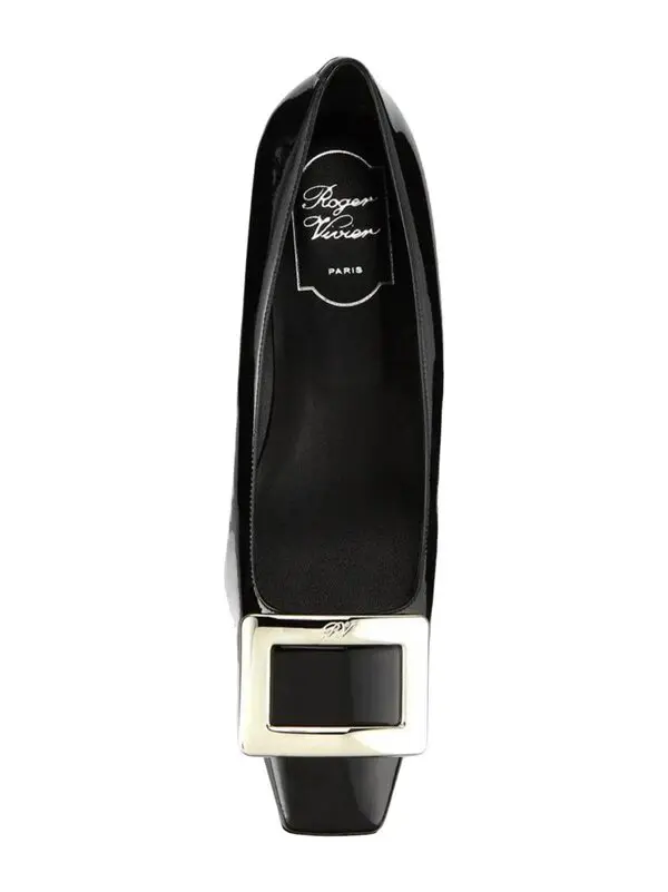 ROGER VIVIER Decollette Belle Vivier Patent Pumps - Black