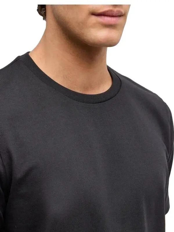 FRAME Apos;s Heavyweight Cotton Crewneck Classic Fit T-shirt - Black