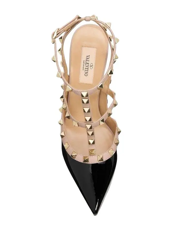 Valentino Garavani Rockstud Slingback Pumps - Black