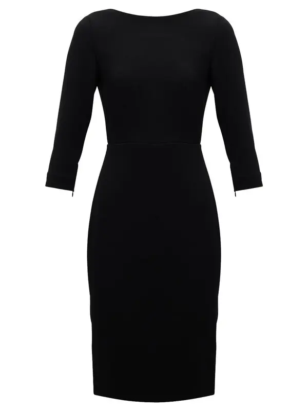 Theory Varetta Admiral Crepe Sheath Dress - Black