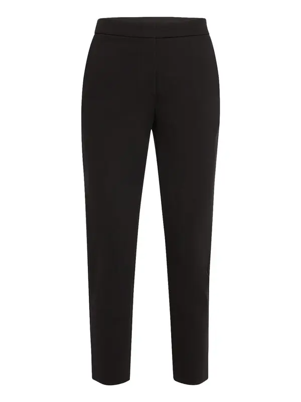 Max Mara Pegno Straight-leg Ankle Pants - Black
