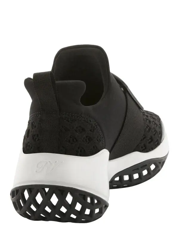 ROGER VIVIER Viv' Run Sneakers - Black