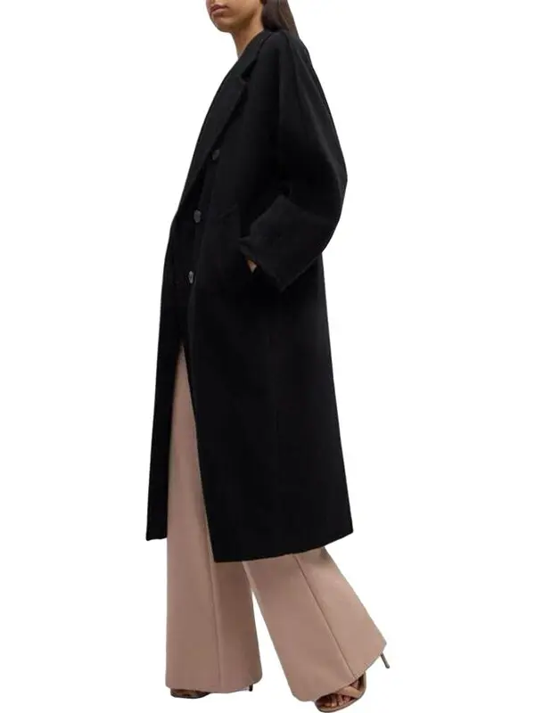 Max Mara Wool-cashmere Madame Coat - Black
