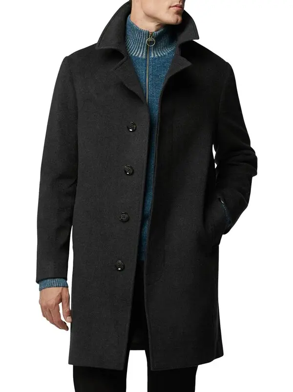 Rodd & Gunn Archers Wool Coat - Granite