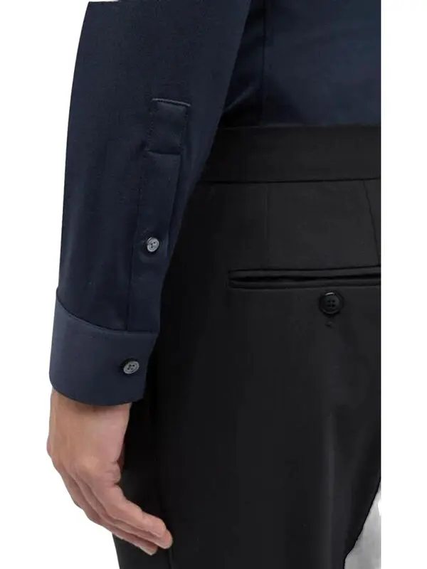 Theory Apos;s Sylvain Shirt In Structure Knit - Eclipse