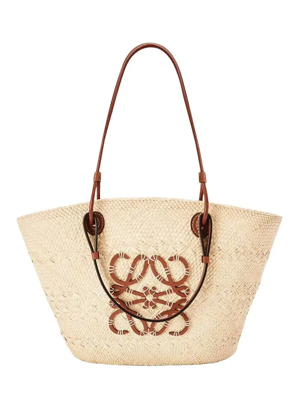 Loewe X Paula's Ibiza Anagram Basket Bag - Natural/tan