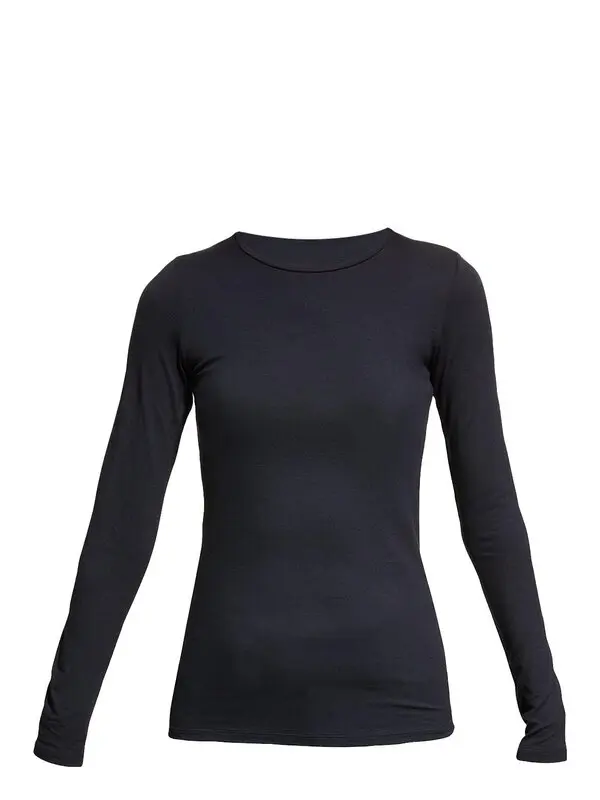 Majestic Filatures Soft Touch Crewneck Top - Marine