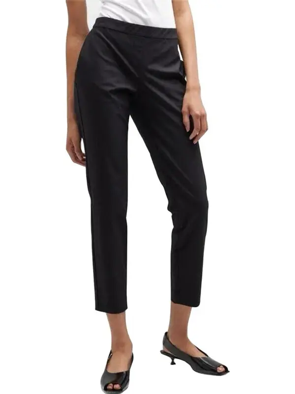 Theory Thaniel Approach Cropped Slim Pants - Black