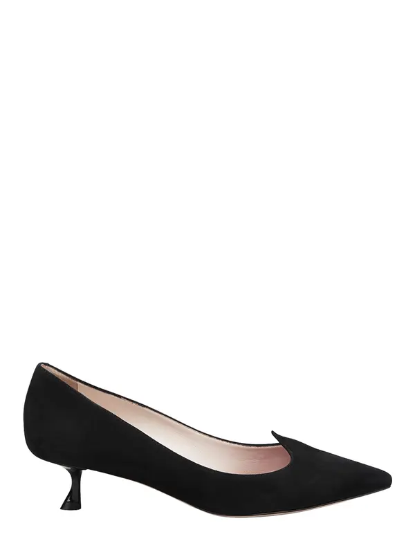 ROGER VIVIER I Love Vivier Suede Pumps - Black