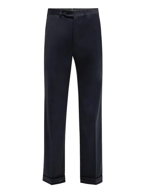 Brioni Tigulli Wool Trousers - Navy