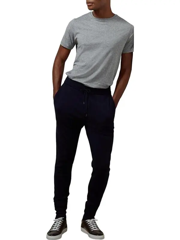 Ralph Lauren Purple Label Apos;s Lisle Crewneck T-shirt - Gray