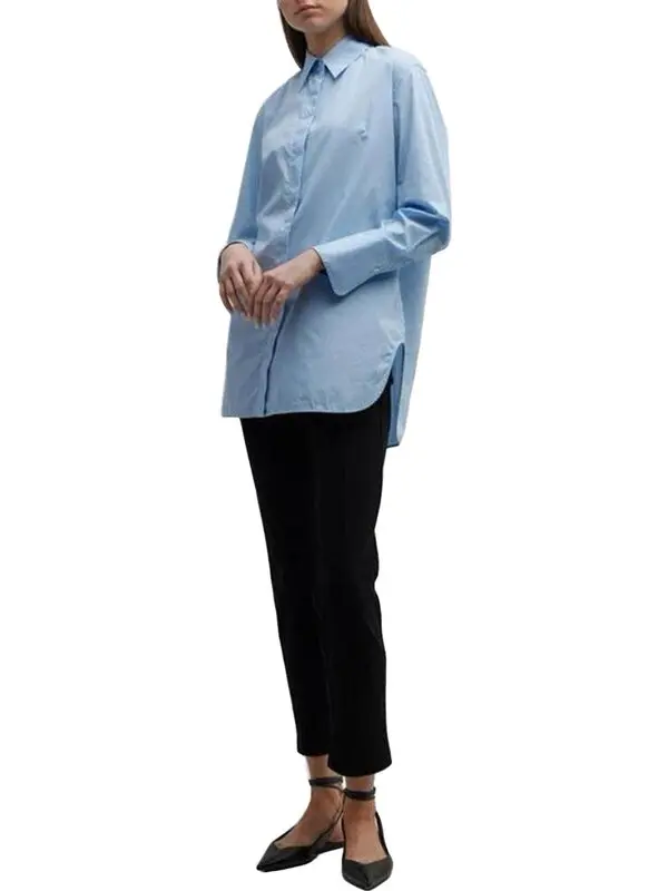 Eileen Fisher Washable Stretch Crepe Slim Ankle Pants - Black