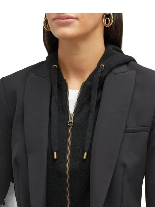 Veronica Beard Cashmere Dickey - Black