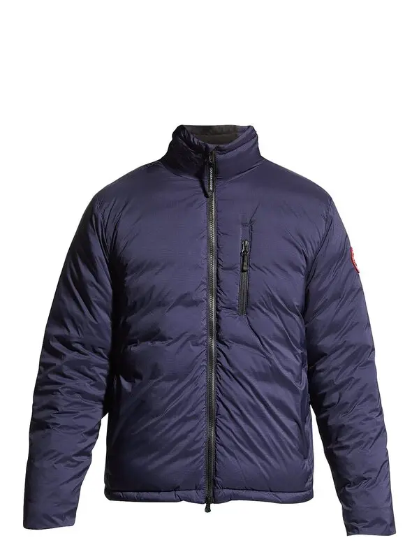 Canada Goose Lodge Zip-front Puffer Coat - Dark Blue