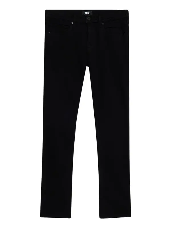 Paige Lennox Slim-fit Jeans - Black Shadow