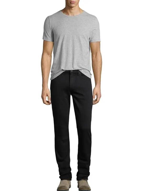 Paige Lennox Slim-fit Jeans - Black Shadow