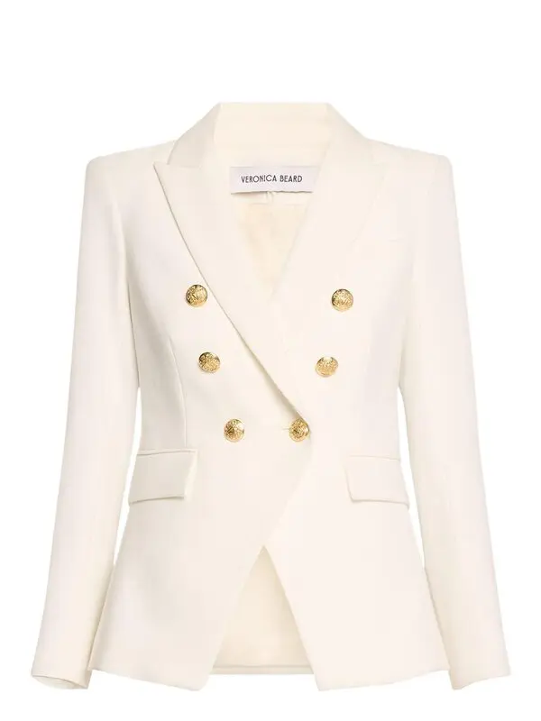 Veronica Beard Miller Dickey Jacket - Off Whitegold