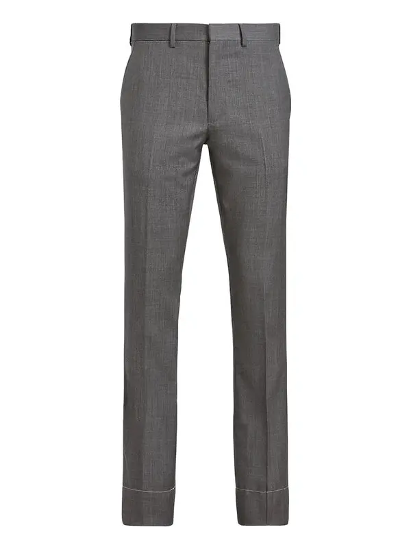 Ralph Lauren Gregory Flat-front Pants - Grey