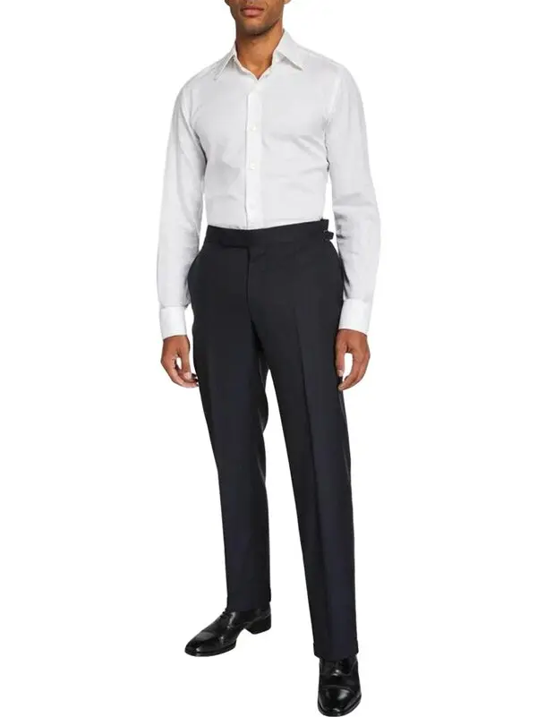 TOM FORD O'connor Master Twill Trousers - Blue
