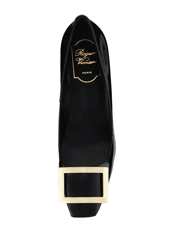 ROGER VIVIER Trompette Patent 70mm Pumps - Black