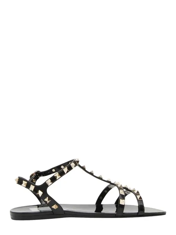 Valentino Garavani Rockstud Gladiator Sandals - Nero