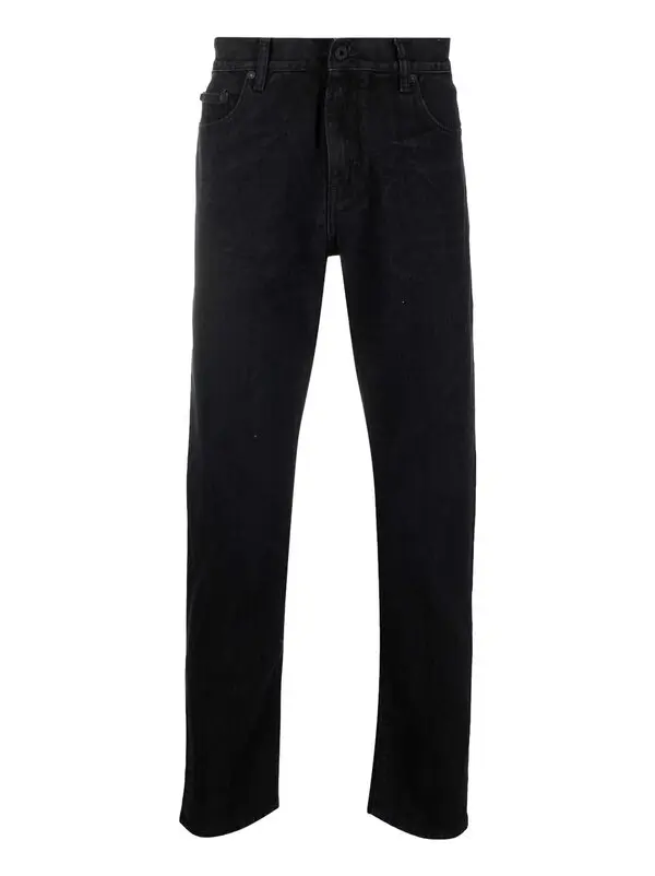 Off-White Industrial Strap Slim-cut Jeans - Black