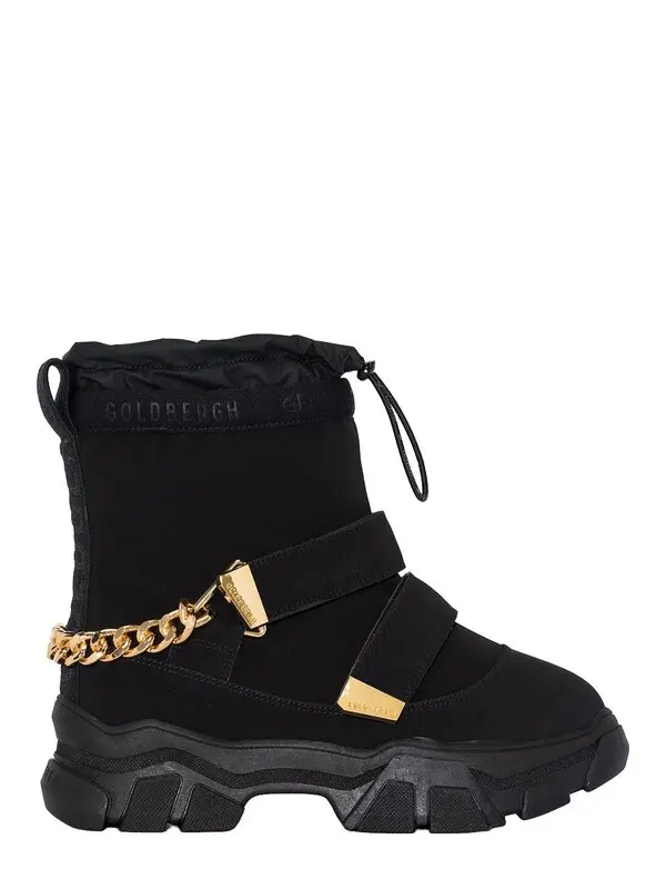 Goldbergh Posh Snow Boots With Chain Detail - Black