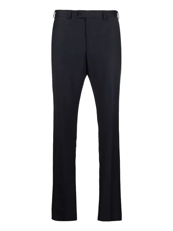 Emporio Armani Tapered-leg Tailored Trousers - Blue