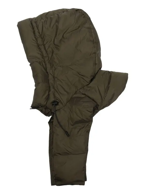 YVES SALOMON Quilted Padded Hood - Green