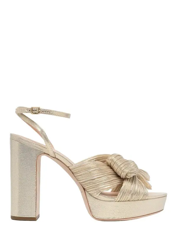 LOEFFLER RANDALL Natalia 120mm Platform Sandals - Gold