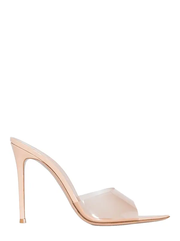 GIANVITO ROSSI Elle 105mm Mules - Neutrals