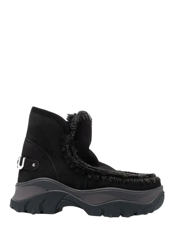 Mou Chunky Snow Boots - Black