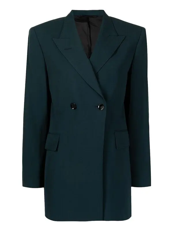 LEMAIRE Double-breasted Blazer - Blue