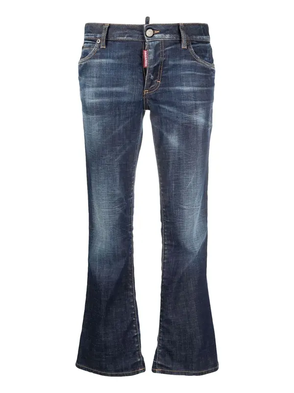 Dsquared2 Bleach-effect Distressed Jeans - Blue