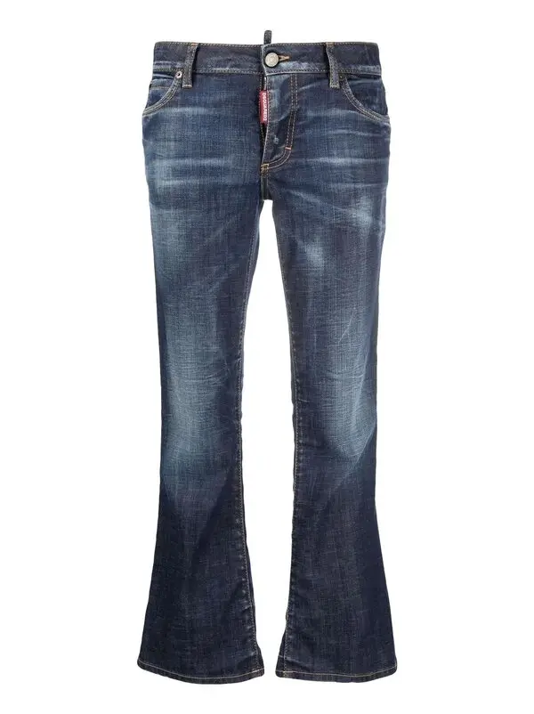 Dsquared2 Bleach-effect Distressed Jeans - Blue