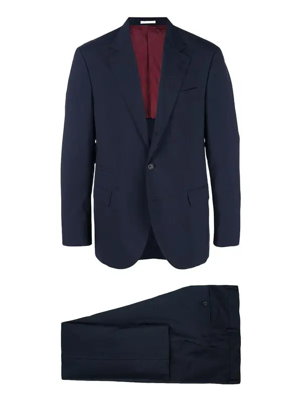 Brunello Cucinelli Two Piece Formal Suit - Blue