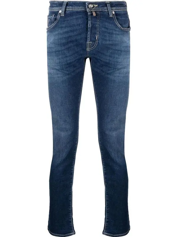 Jacob Cohen Low-rise Skinny Jeans - Blue