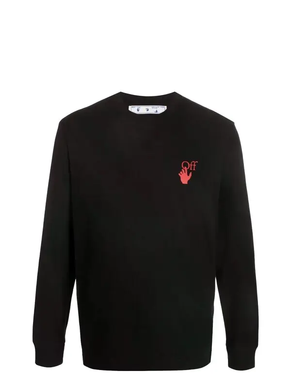 Off-White Arrow Logo Sweatshirt - Black