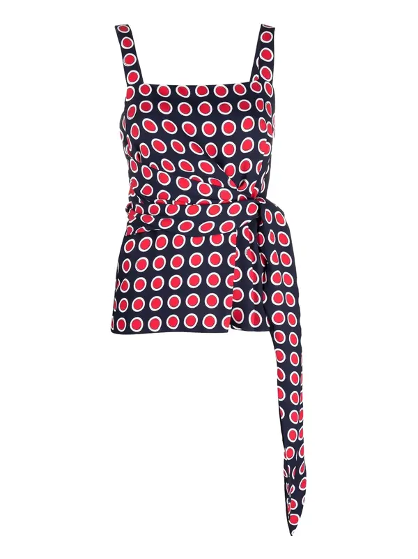 Moschino Polka-dot Tank Top - Blue